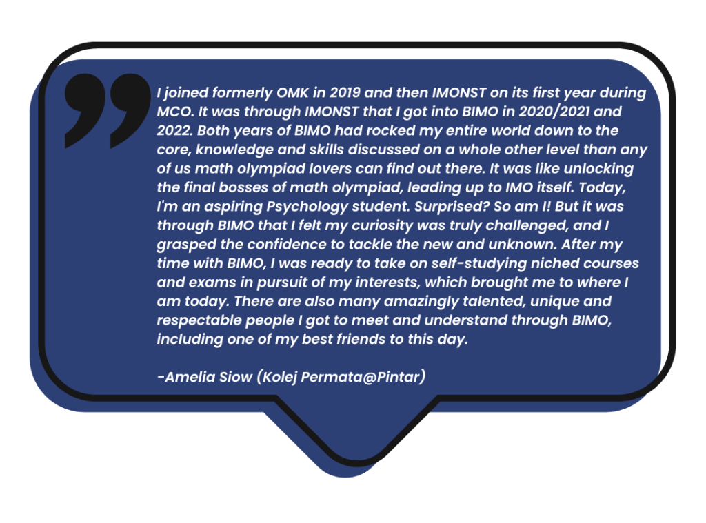 IMONST – Olympiad Malaysia